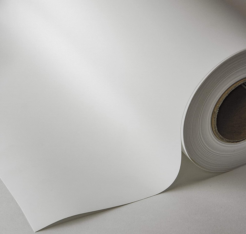 24 inch x 100 ft Matte Photo Peel sticker paper roll Adhesive Vinyl ...