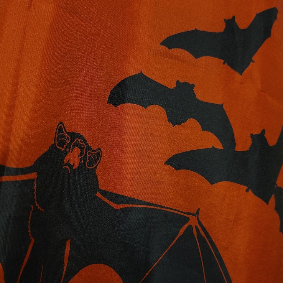 Sourpuss: 'BATS' Bathroom Shower Curtain Vintage Goth Halloween Vampire ...