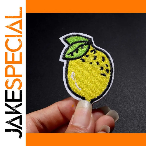 JakeSpecial – Lemon Embroidery Patch 3D Handmade Design | eBay