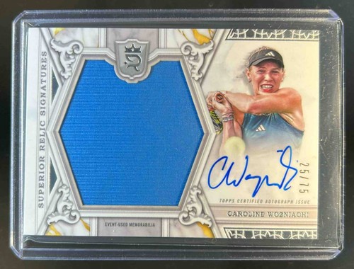2024 Topps Royalty Caroline Wozniacki Superior Relic Signatures Jersey ...