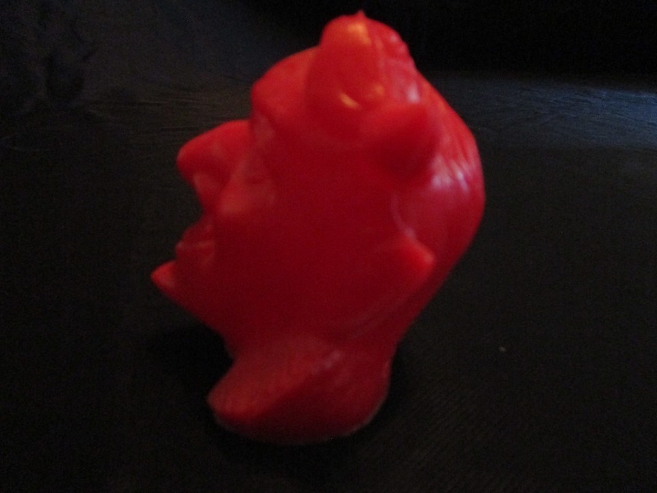 Vintage Plastic Red Devil Head Blow Mold 3"H Halloween | eBay