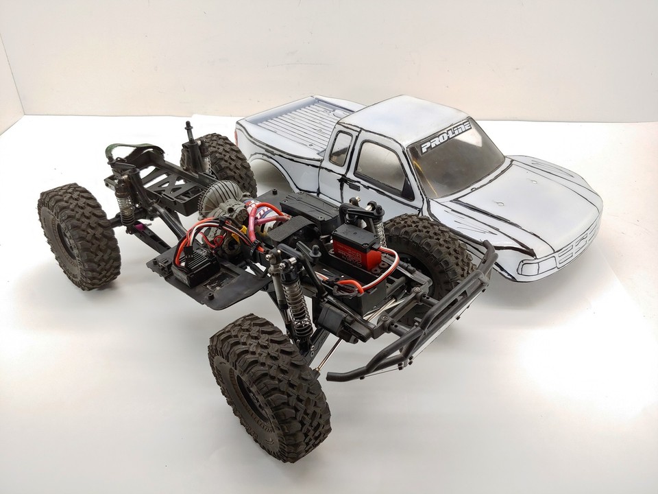Customized Axial SCX10 PROLINE TWIN I-BEAM PRERUNNER 1/10 RC Crawler ...