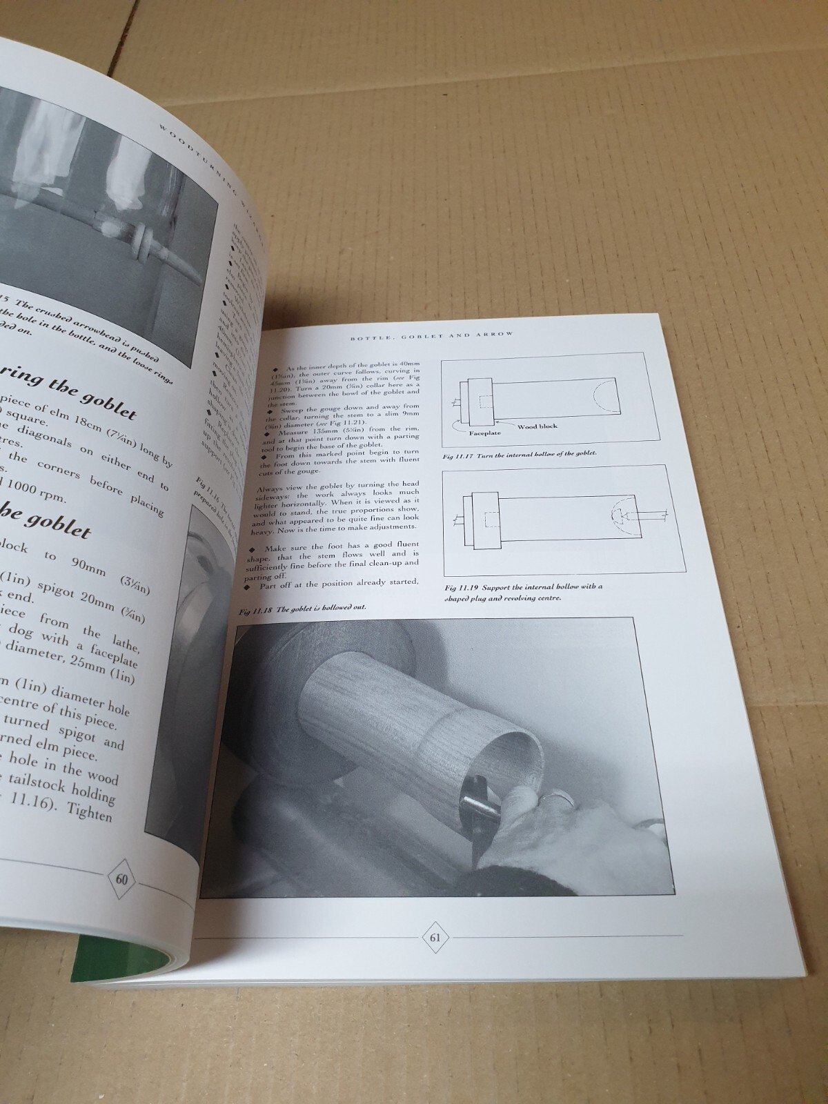 Woodturning Wizardry By David Springett Paperback Book 1999 myref BB74 ...