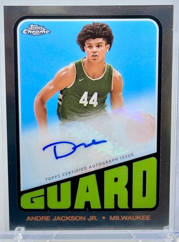 2023-24 ANDRE JACKSON JR. Topps Chrome TA-AJ AUTO 1972 Topps Autographs ...