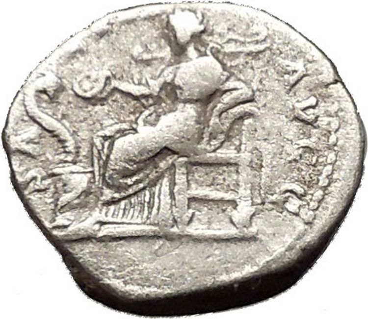 SEPTIMIUS SEVERUS Authentic Silver Rare Ancient Roman Coin Salus Health ...