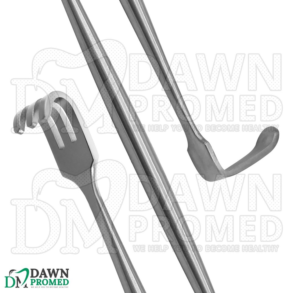 3 Pcs Senn Miller Retractor Blunt 6 3/8″ D/Ended Dermatology Surgical ...