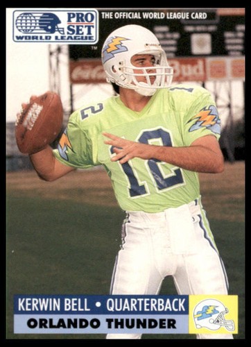 1991 Pro Set #22 Kerwin Bell Orlando Thunder | eBay