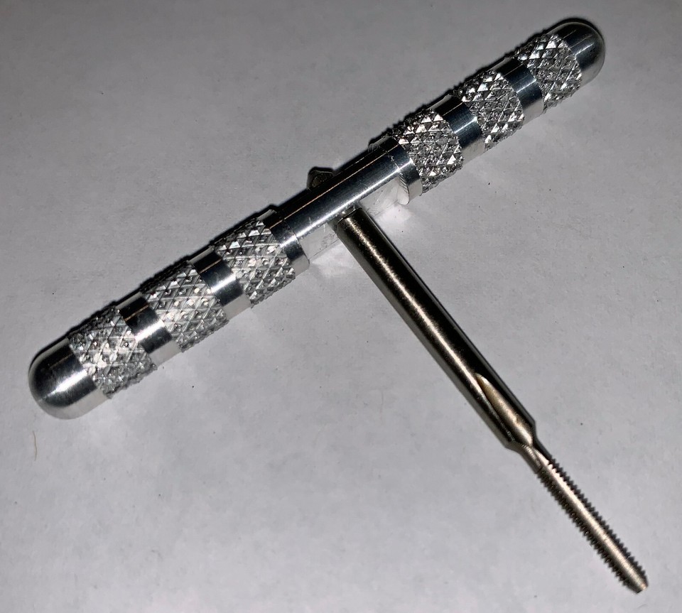 Brightvision Hot Wheels Screw-In 2-56 Rivet Tap, Safe-T-Handle & Bits ...