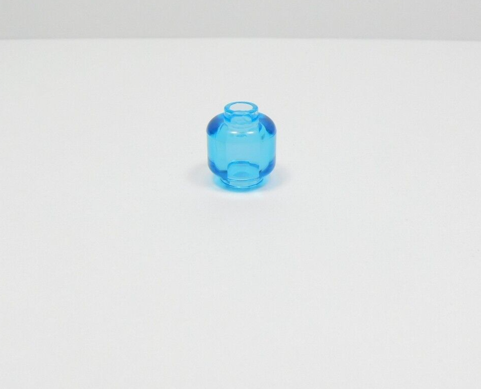 LEGO Trans Light Blue Blank Plain Head Minifig E2 | eBay