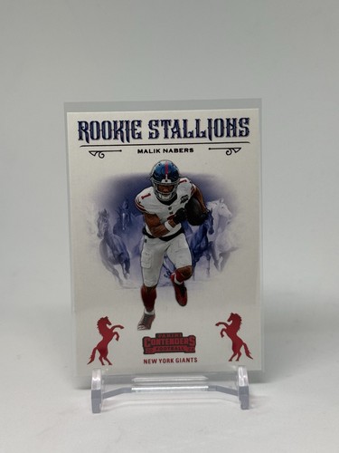2024 Panini Contenders - Rookie Stallions Malik Nabers #6 (RC) Red | eBay