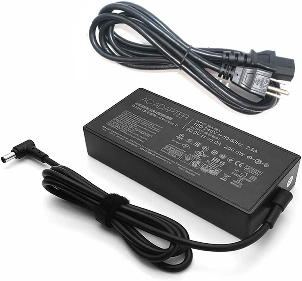 Original ASUS 200W Charger for ASUS TUF Gaming F15 A17 6.0*3.7mm 20V ...