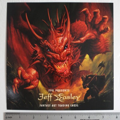 Jeff Easley Fantasy Art Promotional Card sheet 1994 FPG Dragons TSR | eBay