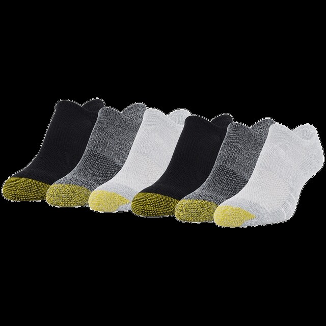 GOLDTOE® Sport Low Cut Socks 6 Pack "ZONED Cushion " POWERSOX® "UNISEX ...