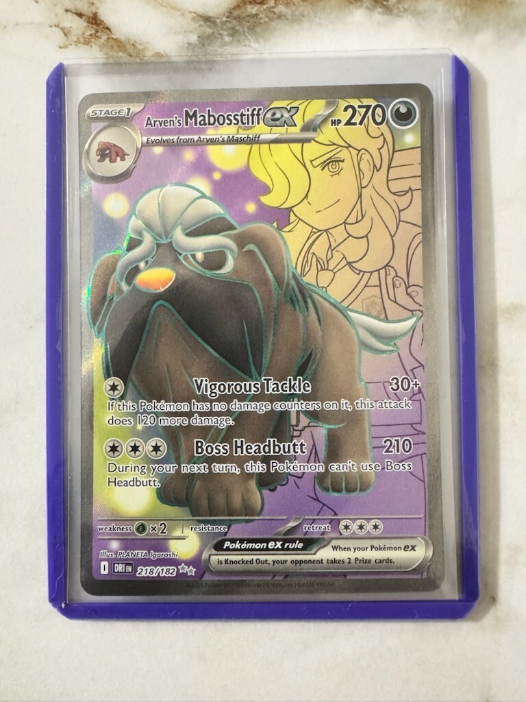 Arven's Mabosstiff ex 218/182 Sv10: Destined Rivals Holo for sale online | eBay