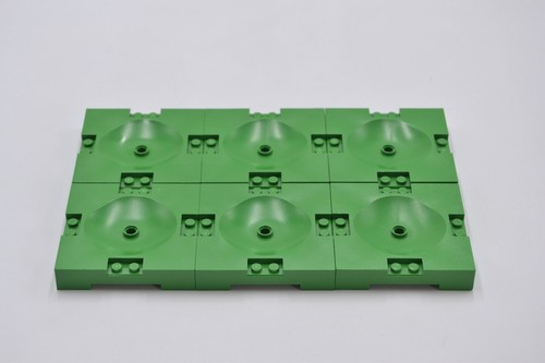 LEGO 6 x Bauplatte Fußballfeld grün Green Sports Field Section 8x8 ...