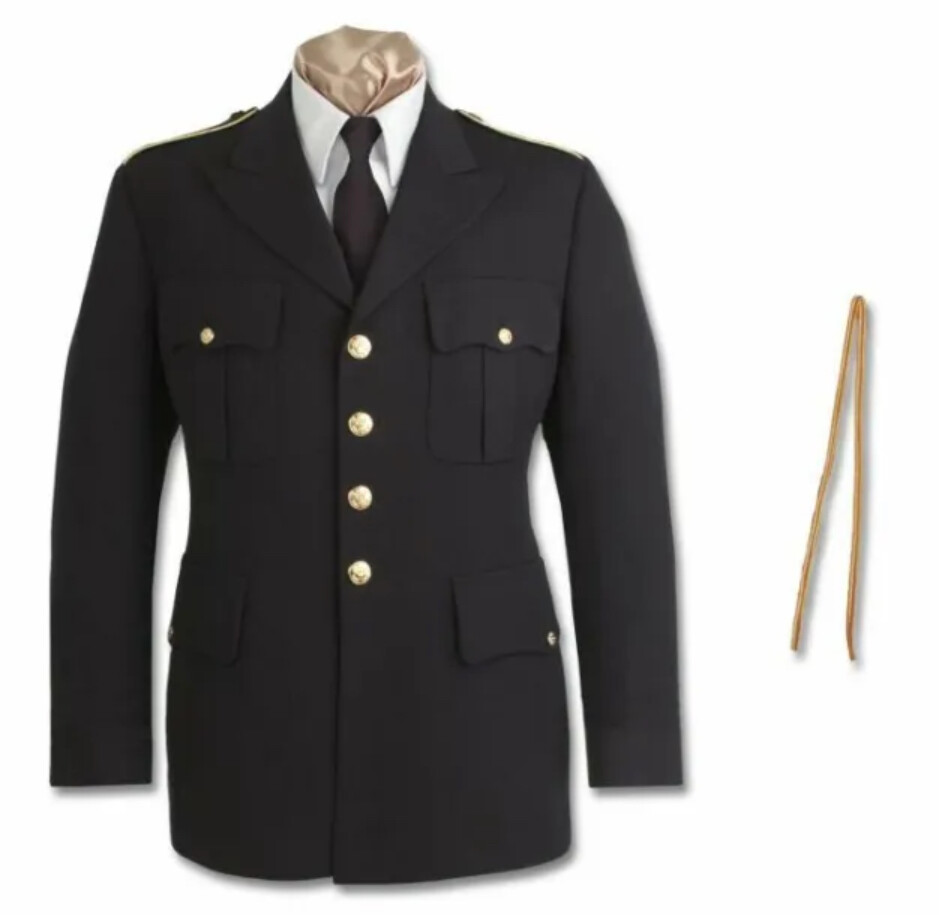 ASU Army Service Uniform Male Dress Blue Jacket Coat Enlisted JROTC ...