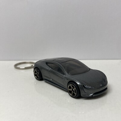 RARE KEY CHAIN GRAY TESLA ROADSTER CUSTOM LIMITED EDITION 2024 | eBay