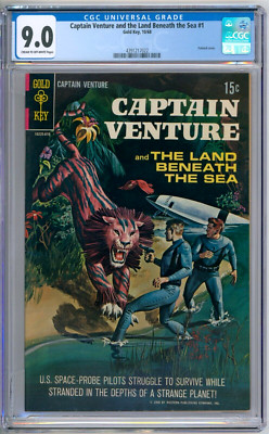 Captain Venture And The Land Beneath The Sea 1 CGC 9.0 VF/NM Gold Key ...