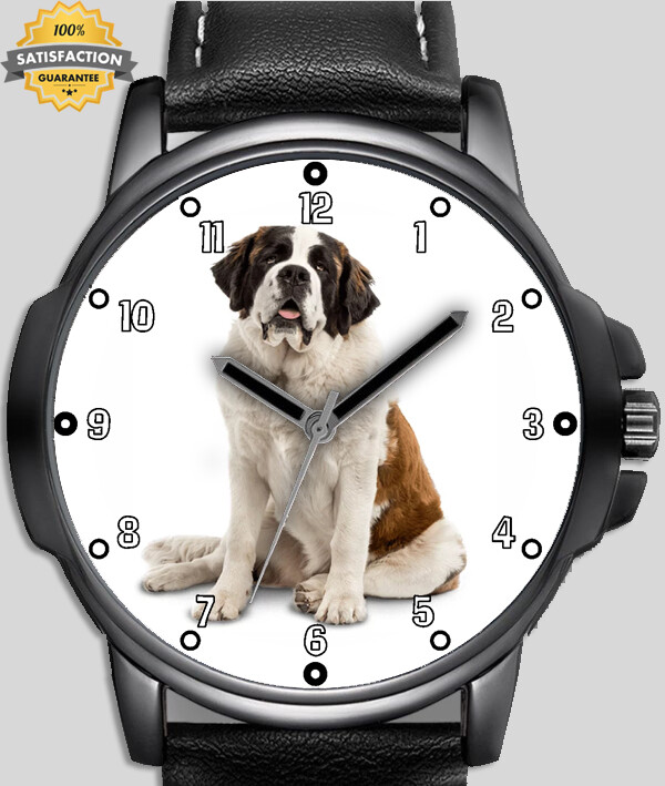 Saint Bernard Big Pet Dog Beautiful Unique Wrist Watch Fast Uk | eBay