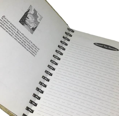 Travel Memories Journal Writing Book Trip Places Visited Receipts ...
