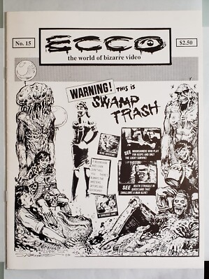 ECCO: THE WORLD OF BIZARRE VIDEO Magazine #15, "Swamp Trash", 1992 | eBay