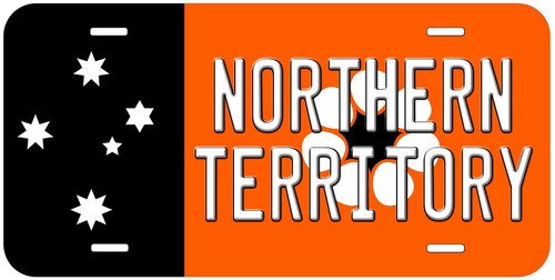 Australia Northern Territory Flag with Name Novelty Car Tag License ...