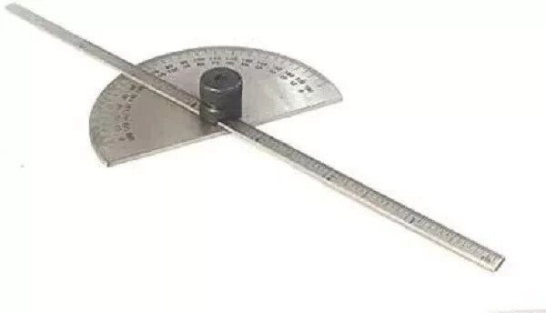 Stainless Steel Protractor 0-180 degrees Machine Tools (USA) | eBay
