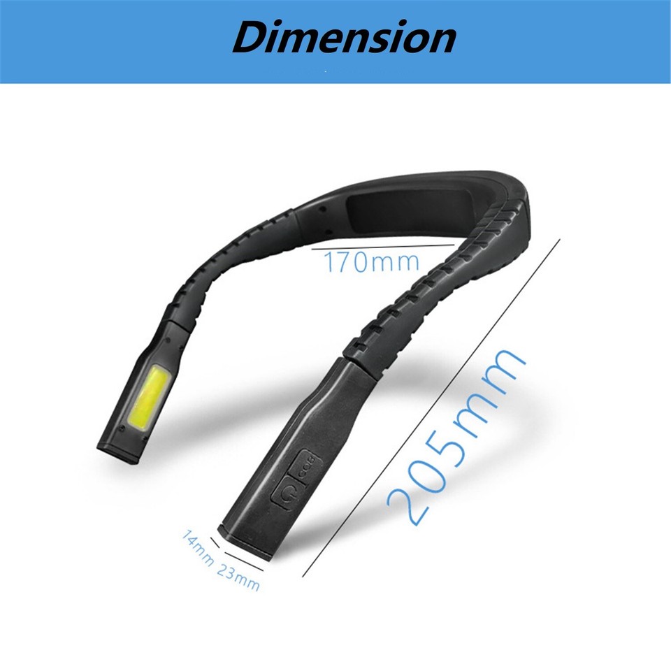 LED Hanging Neck Light Book Reading Work Lamp Knitting Light Outdoor ...