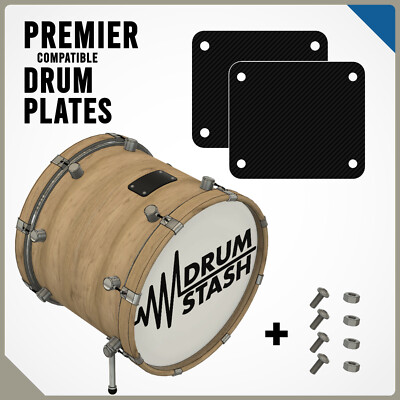 Premier APK - XPK Drums 3D Printed Bass Drum Masking Plate Set, Color ...