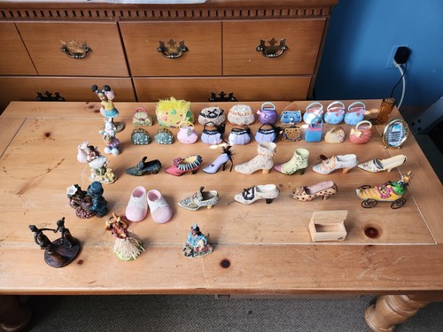 Trinkets lot of 42 mostly boots and handbags | eBay