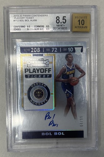2019-20 Panini Contenders - Rookie Ticket Bol Bol #112 Playoff Ticket ...