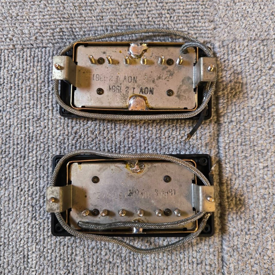 Gibson Les Paul Dirty Fingers Humbucker Pick K Up Set - Made In USA | eBay