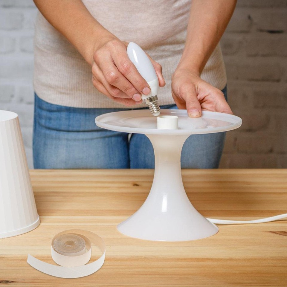 Cloth Drum Lamp Shade Home Decor Lampshade Edging Fabric Banding Strip ...