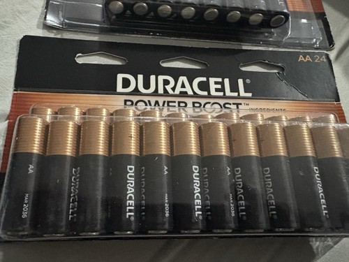 Duracell AA Alkaline Batteries 24-Pack – Power Boost Technology – Long ...