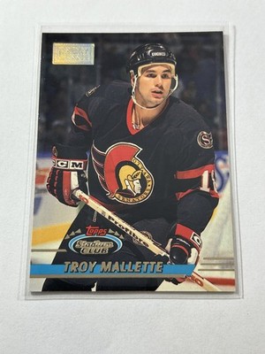 1993-94 Topps Stadium Club - Troy Mallette #444 1st Day Issue READ | eBay