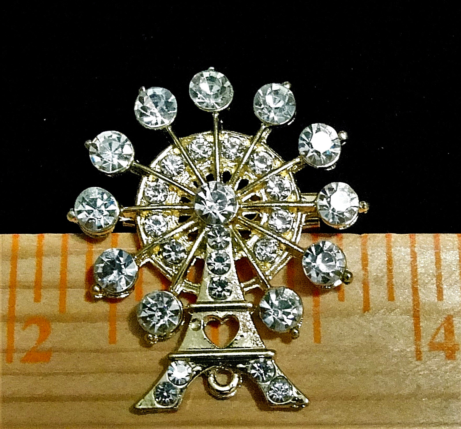 FERRIS WHEEL Rhinestone CIRCUS Amusement THEME Park Eiffel Tower ...
