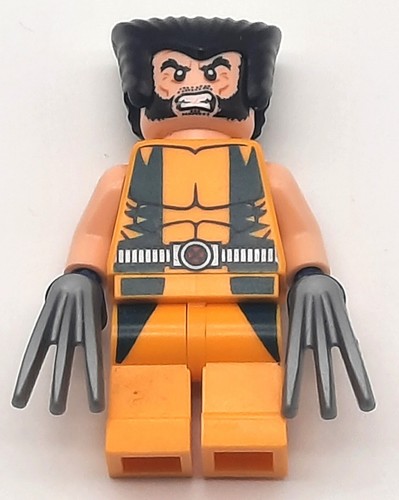 Lego Wolverine Minifigure sh017 from Chopper Showdown 6866 Marvel Super ...
