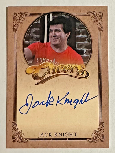 Cheers Premiere Edition Jack Knight Jack Auto Bordered | eBay