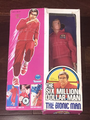 1975 KENNER SIX MILLION DOLLAR MAN BIONIC STEVE AUSTIN ACTION FIGURE ...
