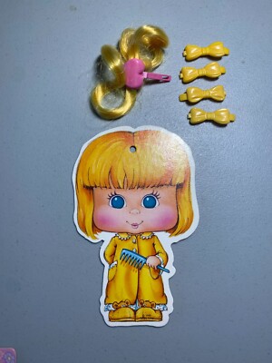 Pigtails & Ponytails Board Game Vintage 1989 Parker Brothers Yellow ...