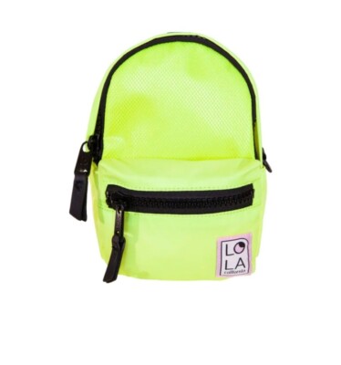 NWT LOLA California Mini Convertible Backpack: Fluorescent Yellow | eBay