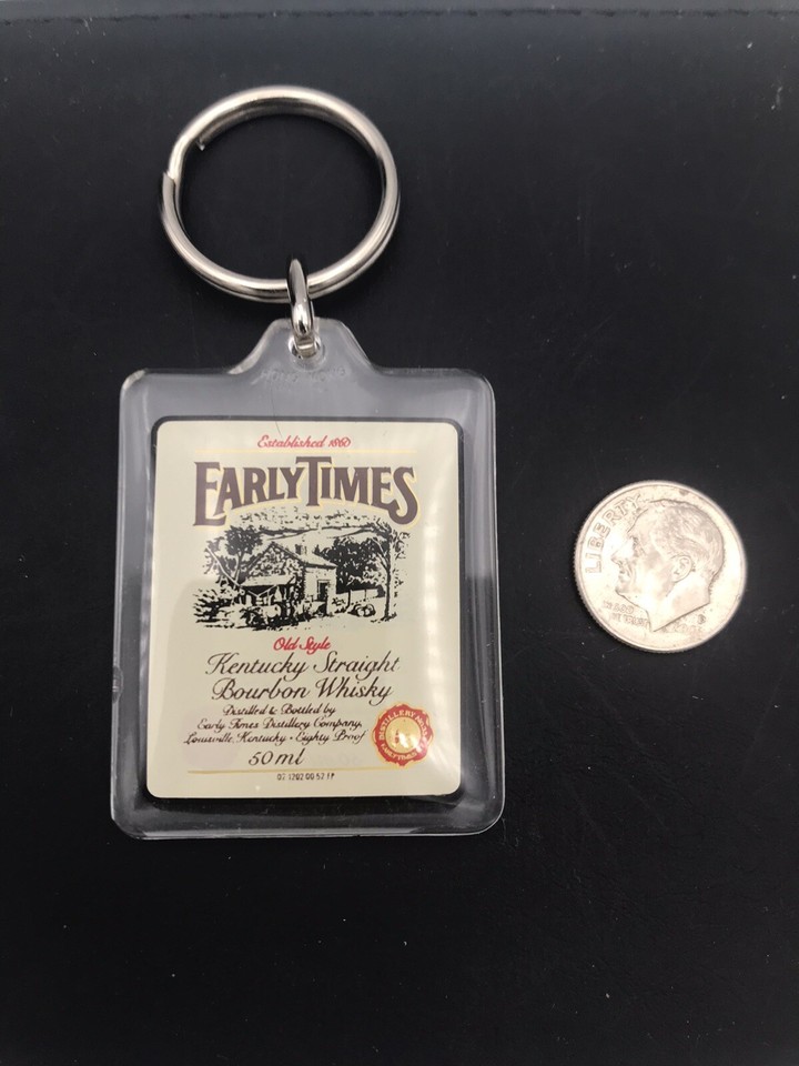 Vtg Early Times Kentucky Straight Borbon Whisky Keychain | eBay