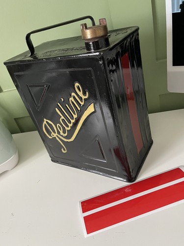 side stripes for Redline 2 gallon petrol oil fuel can automobilia ...