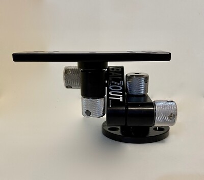 BalZout Black Aluminum 6" Round Base Aluminum Mount LGRB6 | eBay