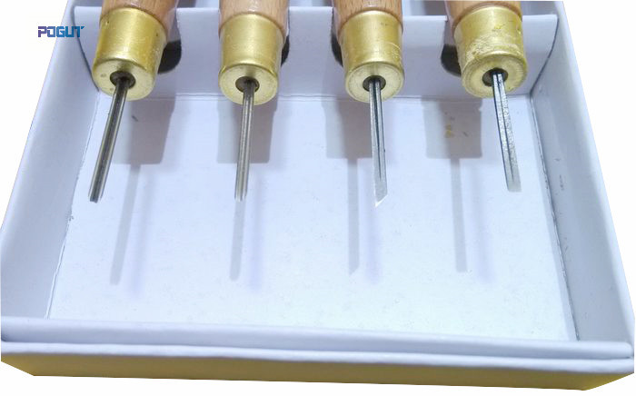4Pcs Woodpecker Dry Hand Wood Carving Tools Chip Detail Chisel set ...