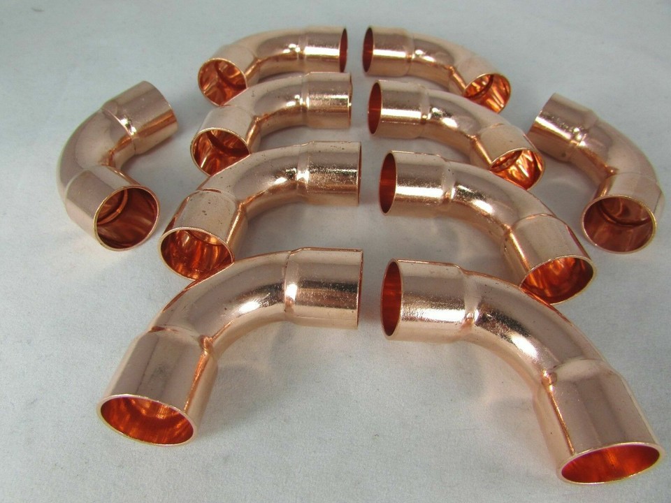3/4" COPPER ELBOW LONG INDUSTRY SIZE 10 PC | eBay