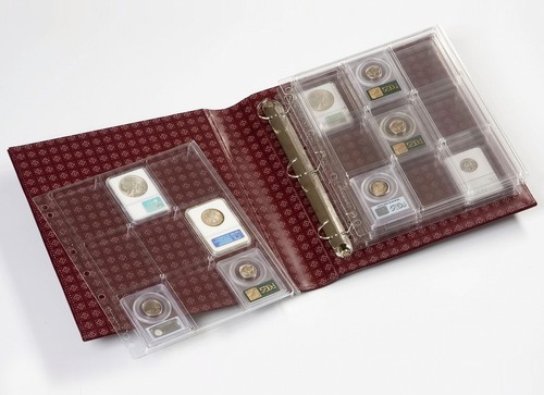 Certified Coins Album General Graded Slabs Currency Binder +Slipcase ...