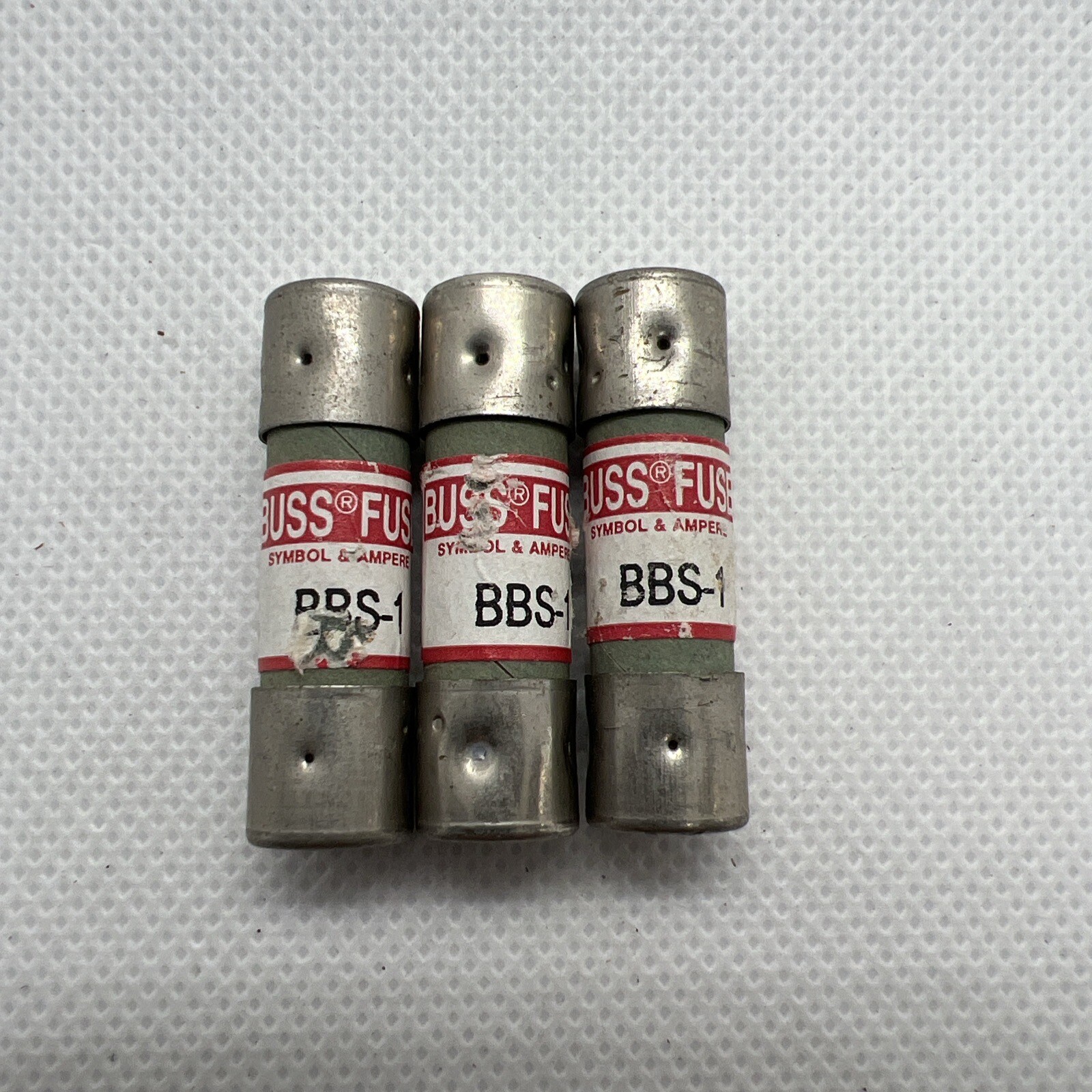 Bussmann BBS-1 BBS1 ( 1 Amp ) 1A 600Vac Fuses Fast-acting Fuse Set Of 3 ...