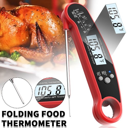 Instant Read Digital LCD Thermometer Kitchen Cooking BBQ Food Meat ...