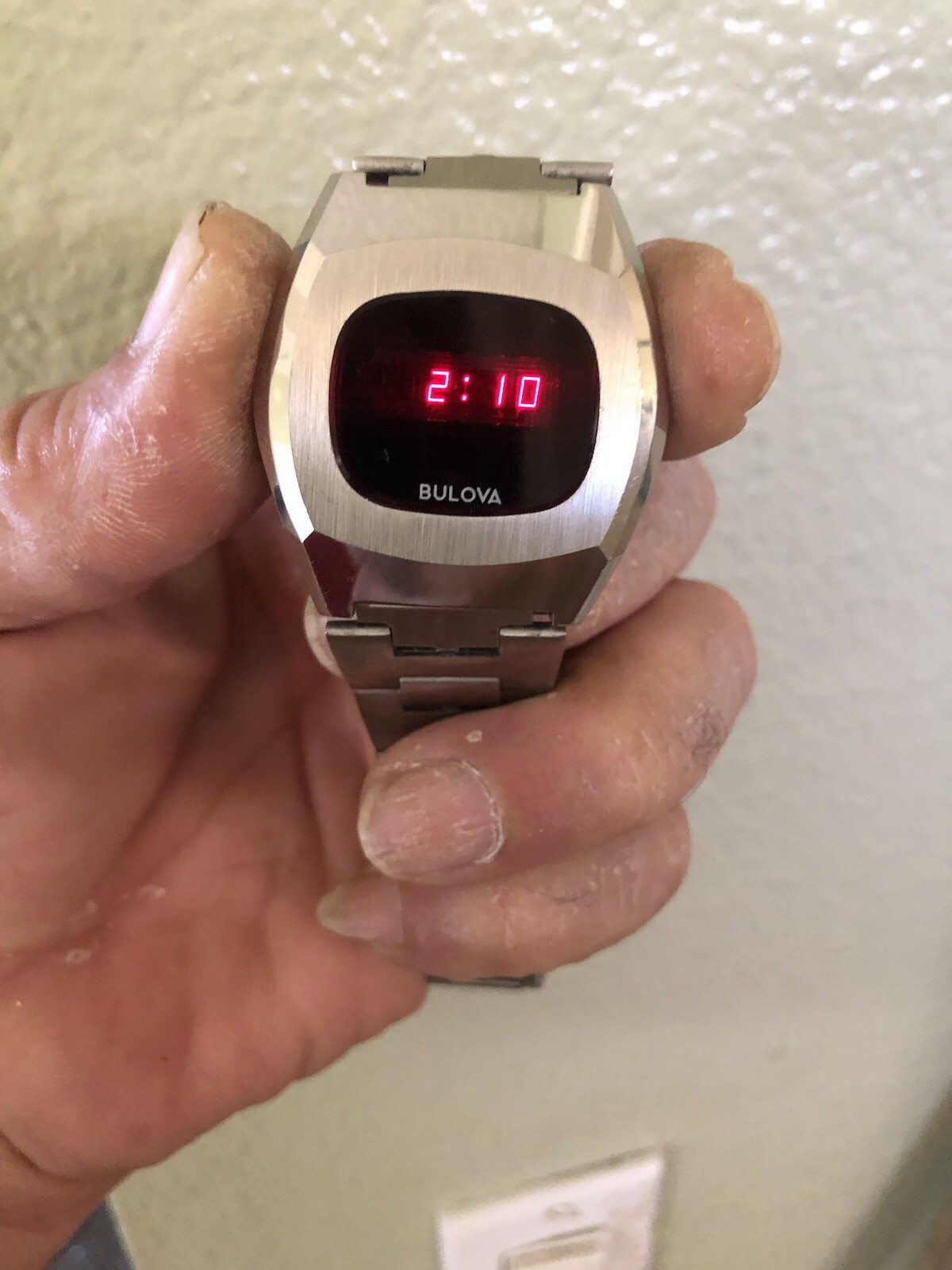 Vintage Bulova LED Watch Works Perfect Keeping Perfec… - Gem
